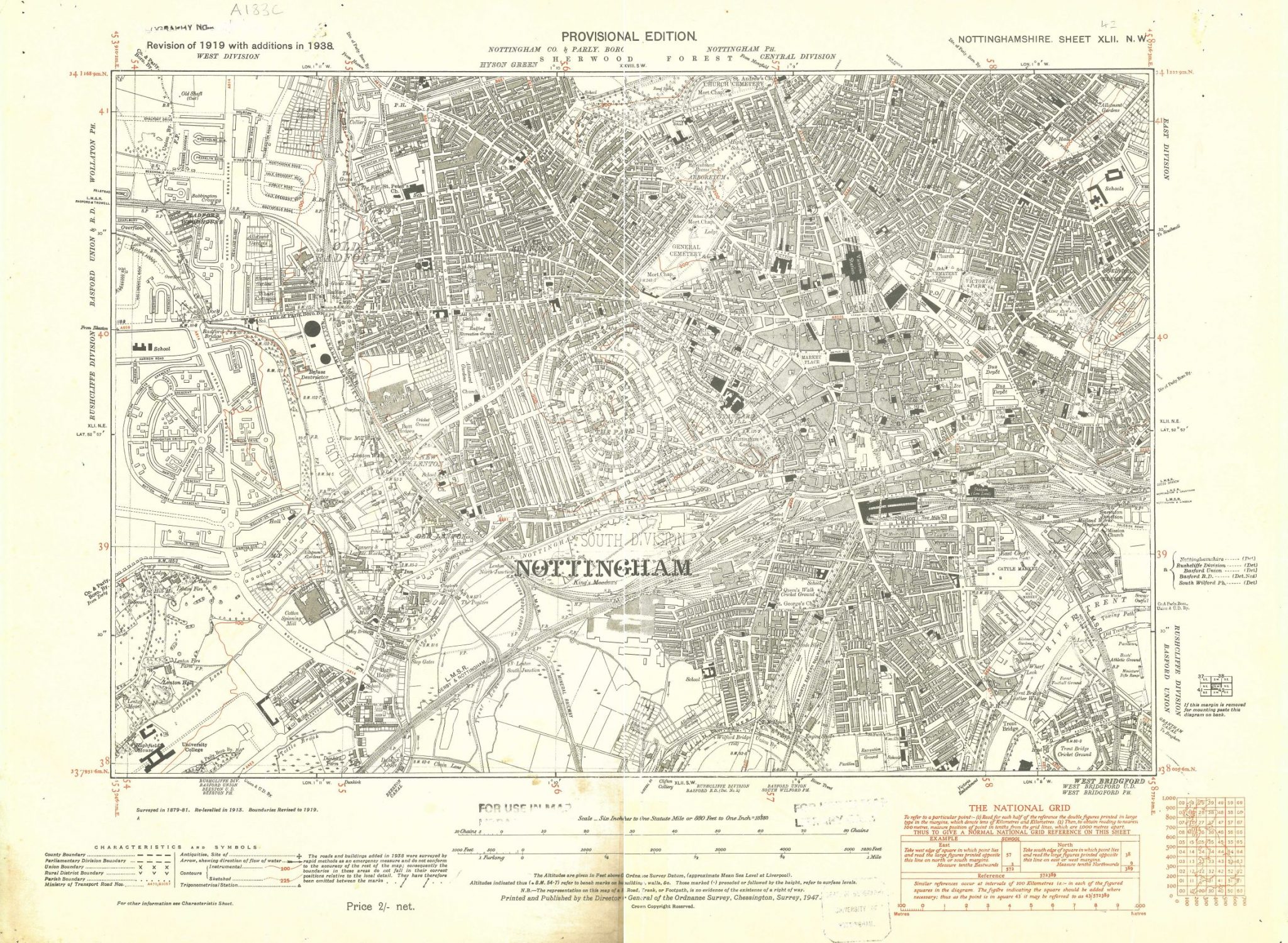 The Map Blog. Locating the Nottingham General Asylum - The Geog Blog