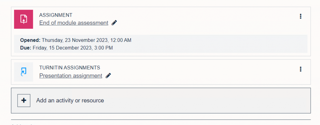Assessments, Marking and Feedback in TurnItIn - Learning Technology