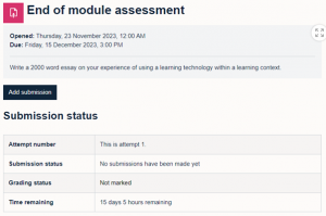 Students: How to Upload Turnitin and Moodle Assignments - Learning Technology