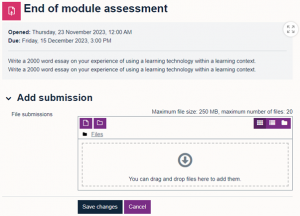 Students: How to Upload Turnitin and Moodle Assignments - Learning Technology