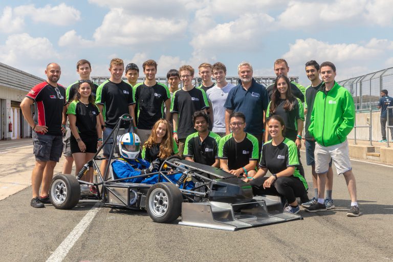 Racing UK's first ever all-wheel drive electric motor car at Formula ...