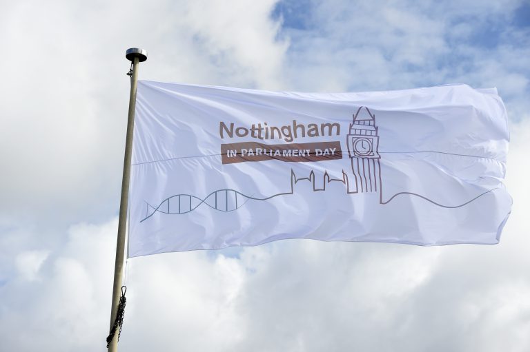 Flying the flag for Nottingham in Parliament Day - Nottingham In ...